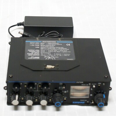 Shure FP33 3-Channel Stereo Portable Audio Field Mixer Pro Broadcast ...