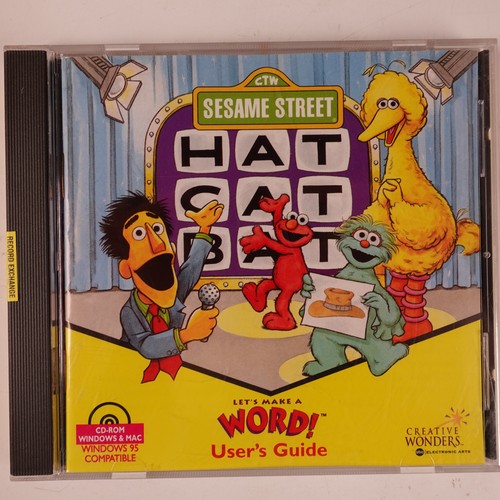 Sesame Street Let's Make a Word! PC CD-ROM Windows & Mac Educational | eBay