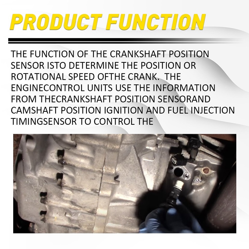 Crankshaft Sensor 37500-R40-A01 For Honda Accord 2008-2017 CR-V 2012 ...