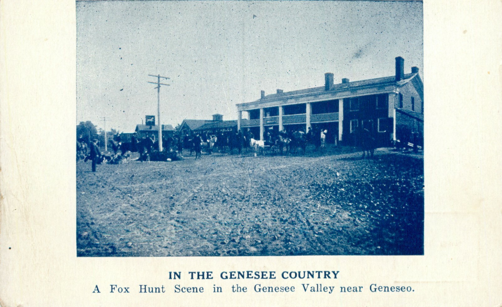 A Fox Hunt Scene In The Genesee Valley, Near Geneseo, New York NY | eBay