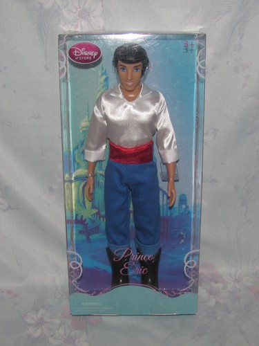 Disney Store Little Mermaid Prince Eric Doll - New, Sealed, Never ...