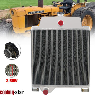 3-ROW RADIATOR FITS JOHN DEERE 1020/1120 300/301 820/920 JD300 JD301 ...