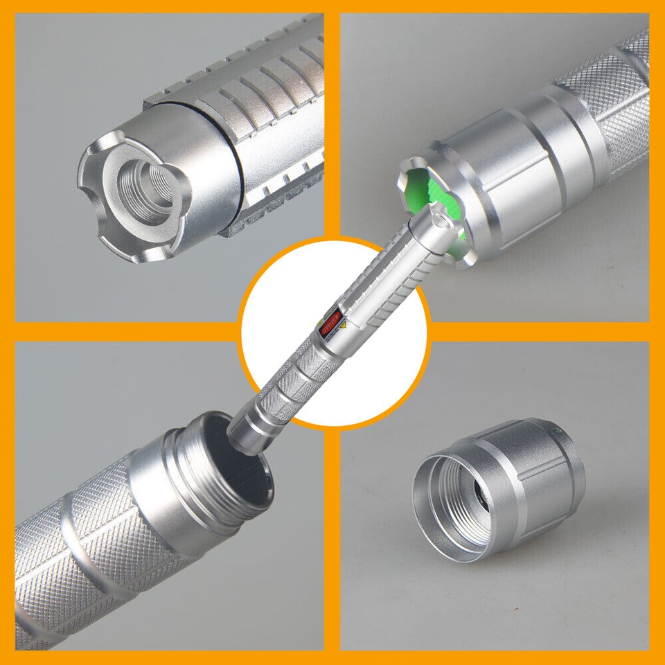 Pro 8000M 591nm Golden Yellow Laser Pointer Wicked Lasers Upgraded with ...