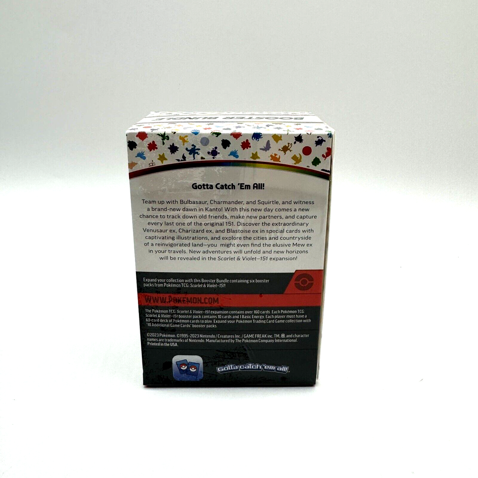 Pokemon Center 151 Booster Bundle Box Factory Sealed Sealed Fast Ship ...