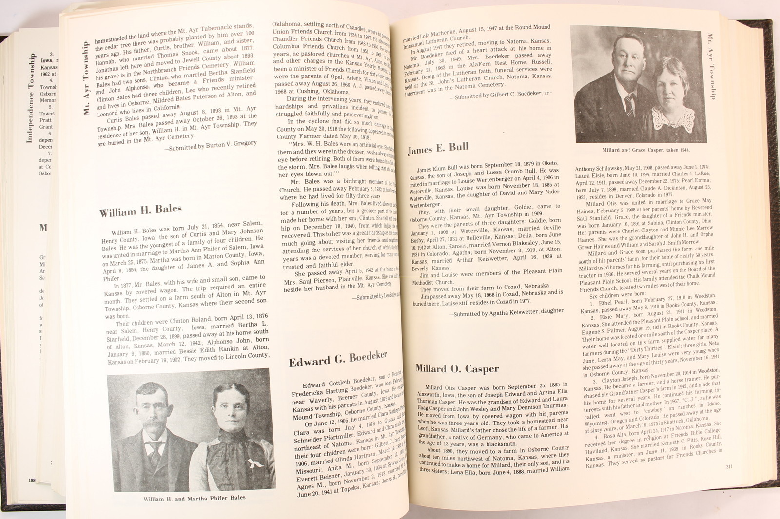 Osborne County Kansas 1977 Family History Book Alton Downs Natoma ...