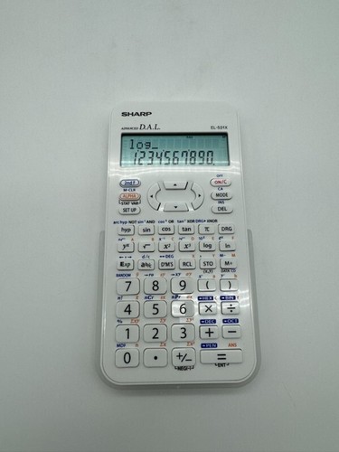 Sharp Advanced D.A.L. EL-531X Scientific Calculator White with Cover | eBay