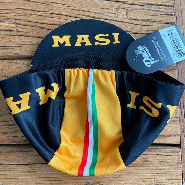 MASI BICYCLES HEX-TEK Wicking Polyester Team Cycling Cap Bike Hat for ...