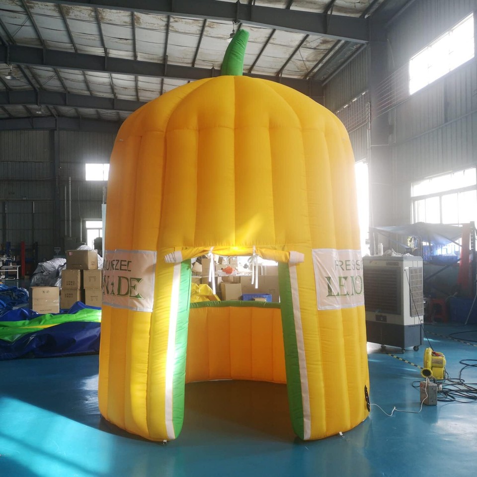 10ft Large Inflatable Lemonade Concession Stand Booth with Hands and ...