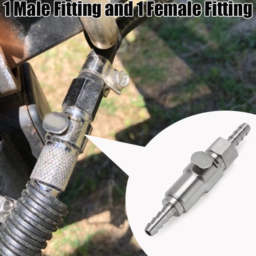 3/16" Auto Quick Release Fuel Line Coupler Hose Connector Disconnect Valves | eBay