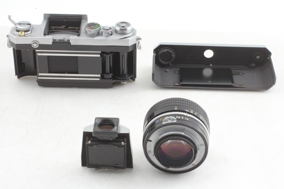 [NearMINT] Nikon F Eye Level Film Camera w/ 50mm f/1.4 Lens from Japan ...