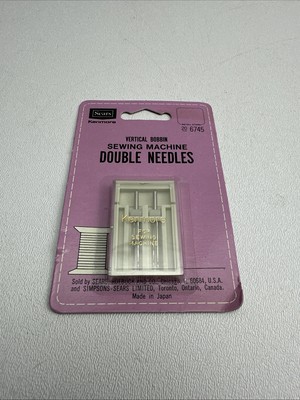 Vintage SEARS KENMORE Sewing Machine Double Needles Vertical Bobbin ...