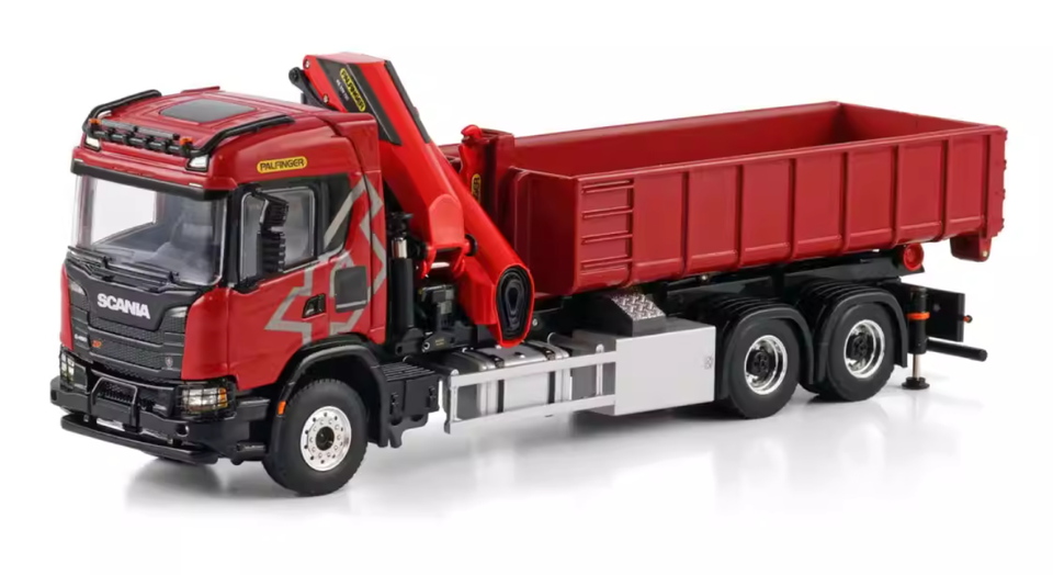 1:50 WSI Scania CG17N XT/ PK 370 TEC7 Truck-mounted Crane Machine ...