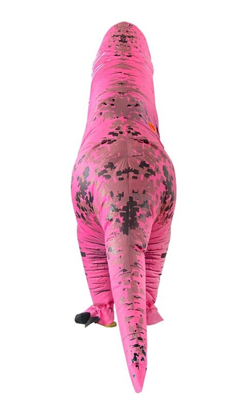 ADULT T-REX Dinosaur INFLATABLE Costume TRex T Rex Jurassic World Pink ...