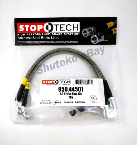 STOPTECH STAINLESS STEEL SS REAR BRAKE LINES FOR 98-05 LEXUS GS300 ...