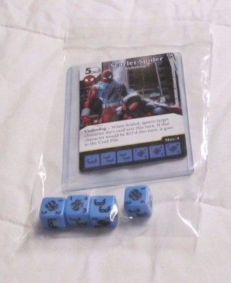 Marvel Dice Masters Amazing Spider-Man * SCARLET SPIDER * RARE Uncommon ...