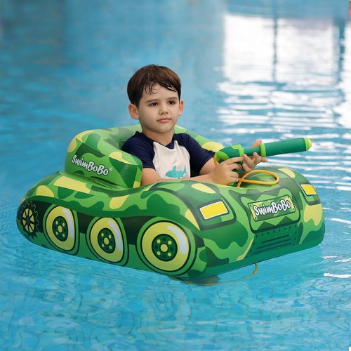 Swimbobo Tank Pool Floats with Water Gun Kids Toddler Pool Floaties ...