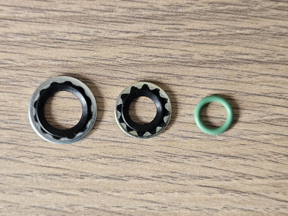 Vauxhall Air Con Condenser Seals Gasket ORing Set GM24436646, 24436644 ...
