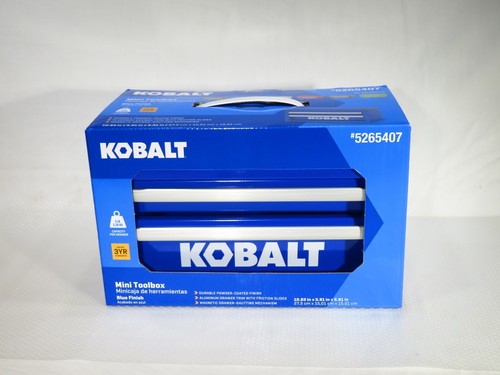 New Kobalt Mini Toolbox BLUE Tool Chest 12" SEALED 🧰 820909541967 | eBay