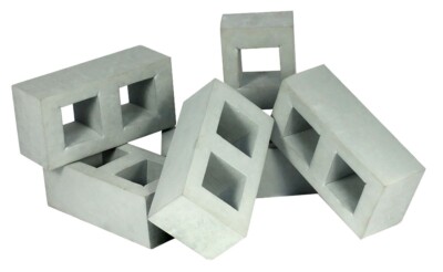 FOAM Grey Besser Blocks , REALISTIC LOOKING , DURABLE FIRM ( Pack of 20 ...