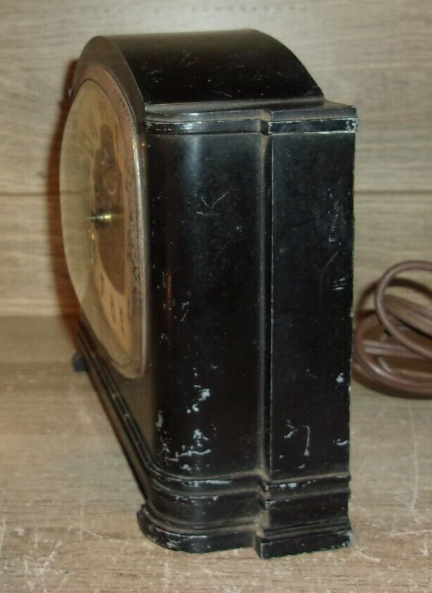 Vintage Antique Ingraham Electric Model MA12 Art Deco Alarm Clock | eBay