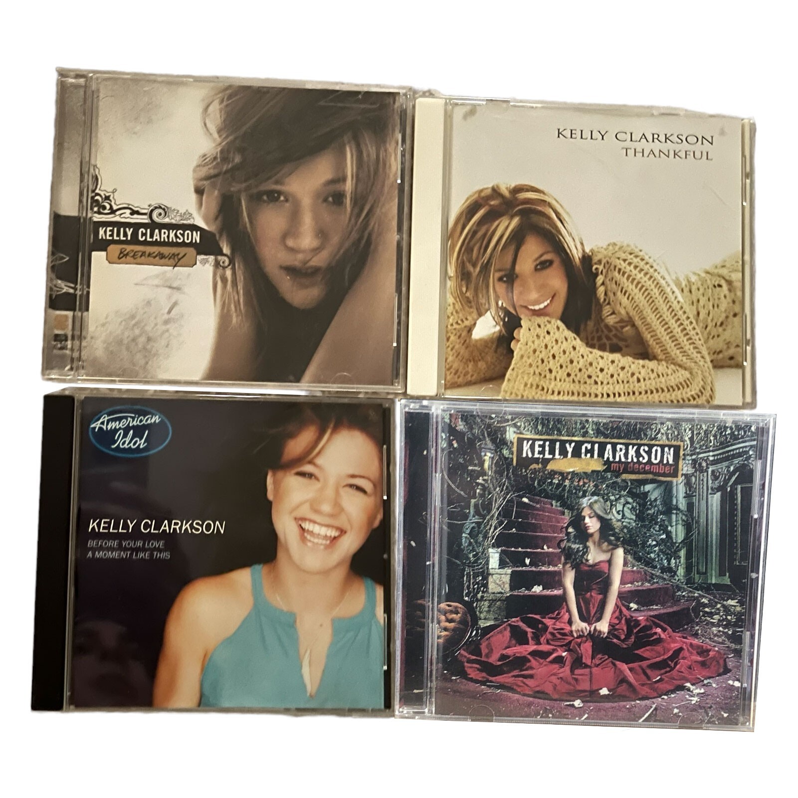 Kelly Clarkson CD Lot of 4 Break Away Thankful American Idol My ...
