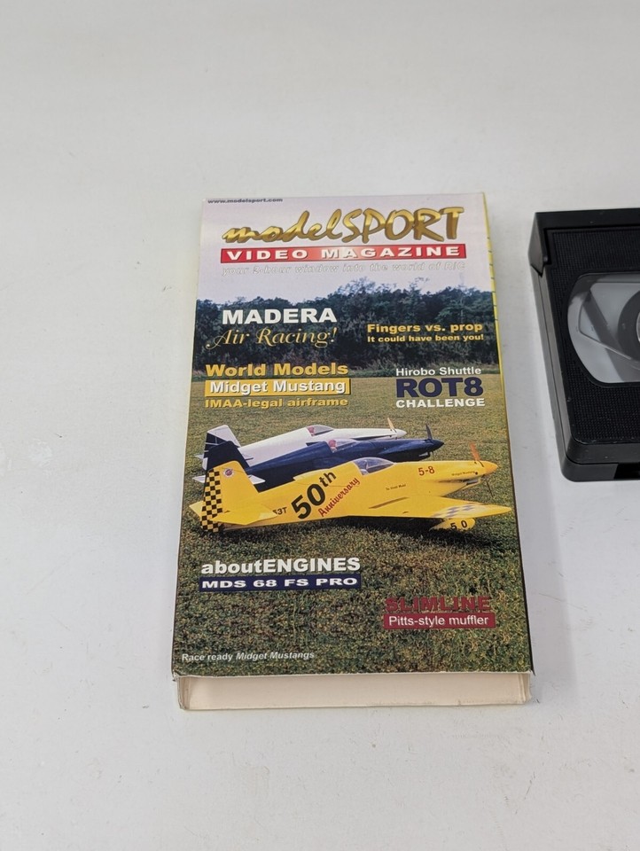 Modelsport Model Sport Magazine Video VHS Cassette Tape Plane RC VTG | eBay