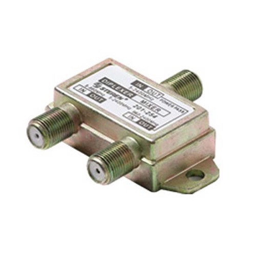 Steren 5-2400 MHz 2.4GHz TV Satellite Mini-Diplexer - Split or Combine ...