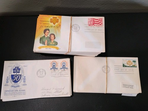 Lot Girl Scouts Guides Canada America Envelopes Stamps First Day Cover ...