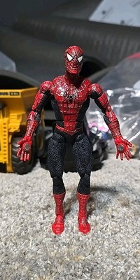 2003 Spider-Man 2 Movie Magnetic Spider-Man Action Figure Tobey Maguire ...