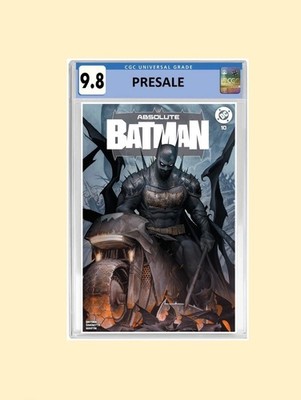 PRESALE Absolute Batman #10 CGC 9.8 Dan Quintana SDCC 2025 Limited ...