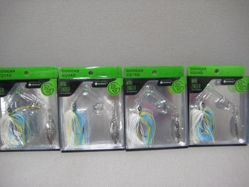 GOOGAN SQUAD MINI ZINGER SPINNER BAITS LURES FREE SHIPPING! LOT OF 4 | eBay