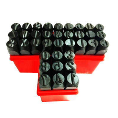 8mm Steel Alphabet Letter Number Stamp Punch Metal Stamps Security ...