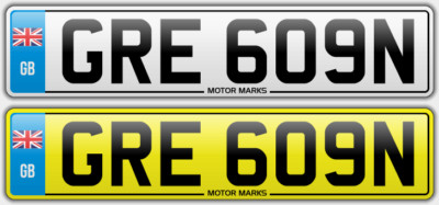 CHERISHED NUMBER PLATE - GRE 609N - GREG GREGORY GRE GREG NUMBER PLATE ...