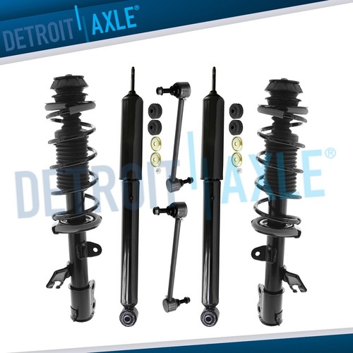 Front Spring Struts Rear Shock Absorbers Suspension Kit for Nissan ...