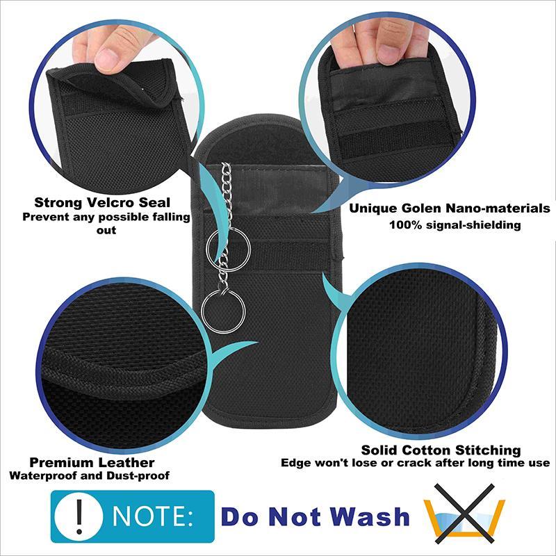 2 X Keyless Defender Fob Signal Blocker Car key Faraday Bag RFID ...