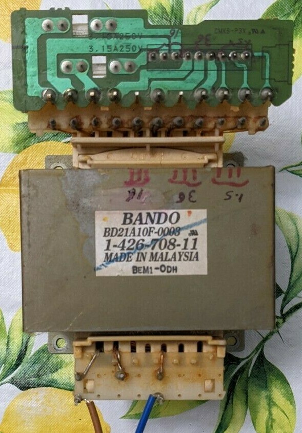 SONY STR-D315 TRANSFORMER BANDO 1-426-708-11 OUT:1.5 ; 36 ; 16V | eBay