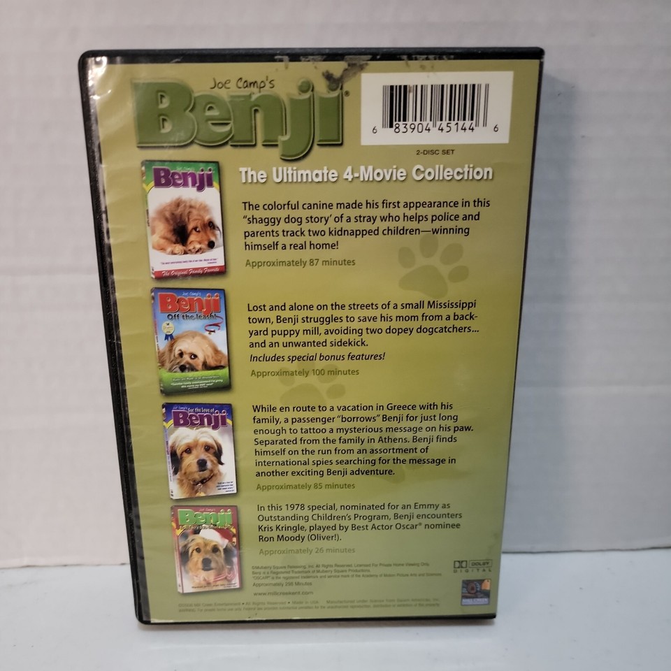Benji: Ultimate 4-Movie Collection 683904451446| eBay