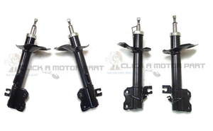 FOR NISSAN X-TRAIL 01-07 FRONT + REAR SUSPENSION 2 SHOCK ABSORBERS ...