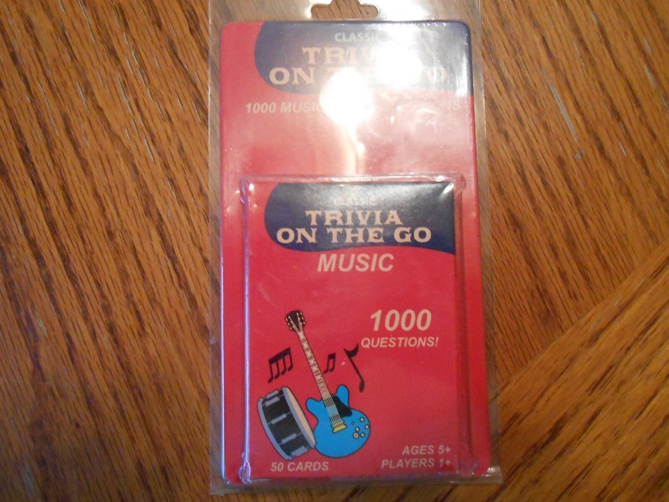 Fundex Classic MUSIC Trivia On the Go Card Game 2005 NIP | eBay