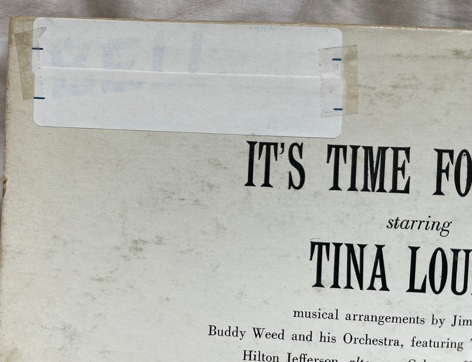 Tina Louise It’s Time For Tina Mono Concert Hall Label VG+ Cheesecake ...