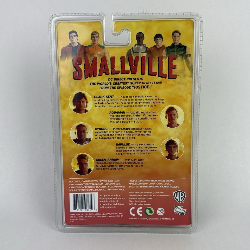 Clark Kent Action Figure Smallville Series 2 DC Direct BRAND NEW Sealed ...