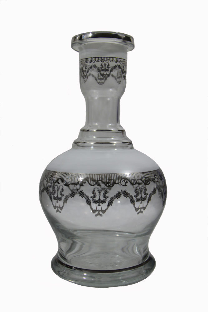 12" JUMBO Heavy-Duty Hookah Vase (GV21) with ornament - silver | eBay