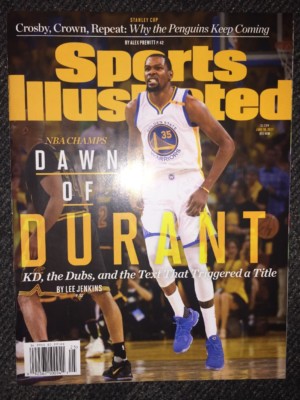 2017 Golden State Warriors Sports Illustrated Magazine Kevin Durant | eBay