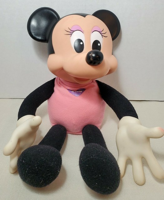 1990 Minnie Mouse Puppet Minnie n Me Hard Face & Hands Plush Body 15 ...