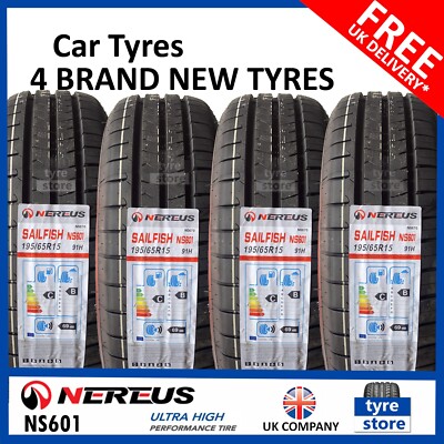 4 X New 195 65 15 NEREUS NS601 91V 195/65R15 1956515 *C/B RATED* (4 ...