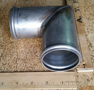 155-2035 ONAN 2-1/2 "OD EXHAUST ELBOW TUBE STAINLESS STEEL PIPE 5"×5"×2 ...