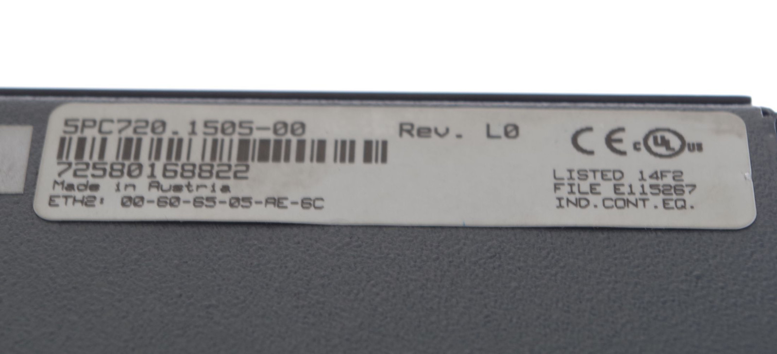 B&R 5PC720.1505-00 5PC720150500 REV.L0 5P62:0A-01 | eBay