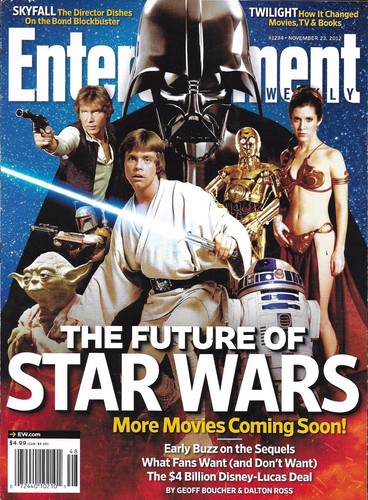 Star Wars The Last Jedi Entertainment Weekly Magazine Fall Movie ...