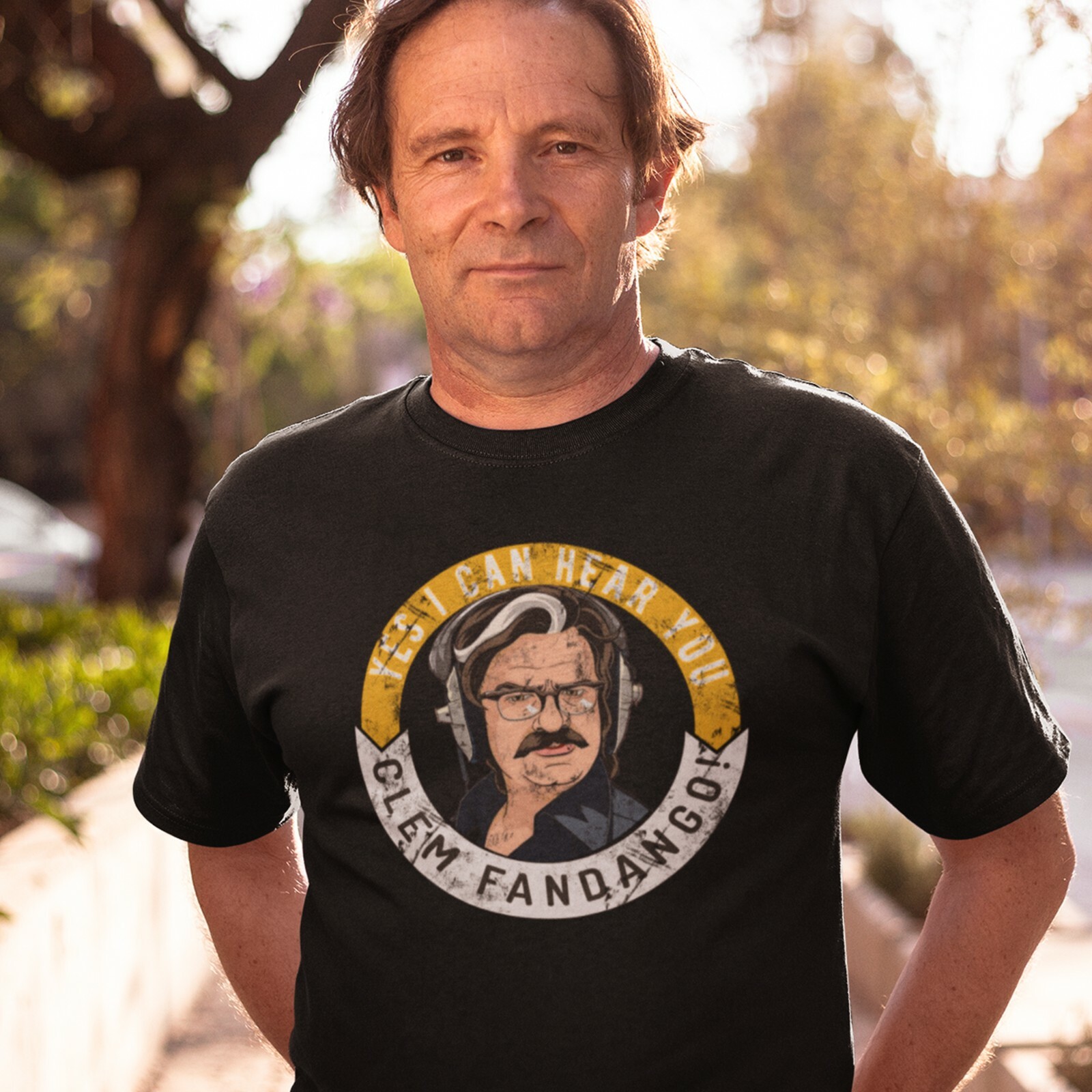 Clem Fandango Yes I Can Hear You T-SHIRT Funny Toast of London British Tv UNISEX | eBay UK