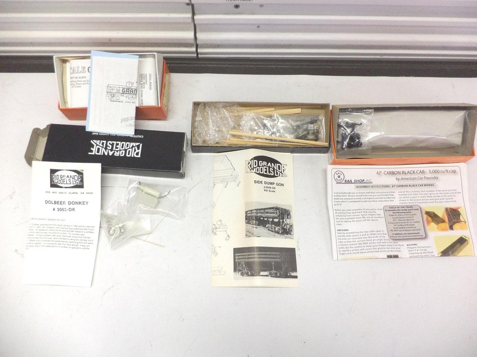 Rio Grande Models/others Ho Freight car kits(4) (b) | eBay